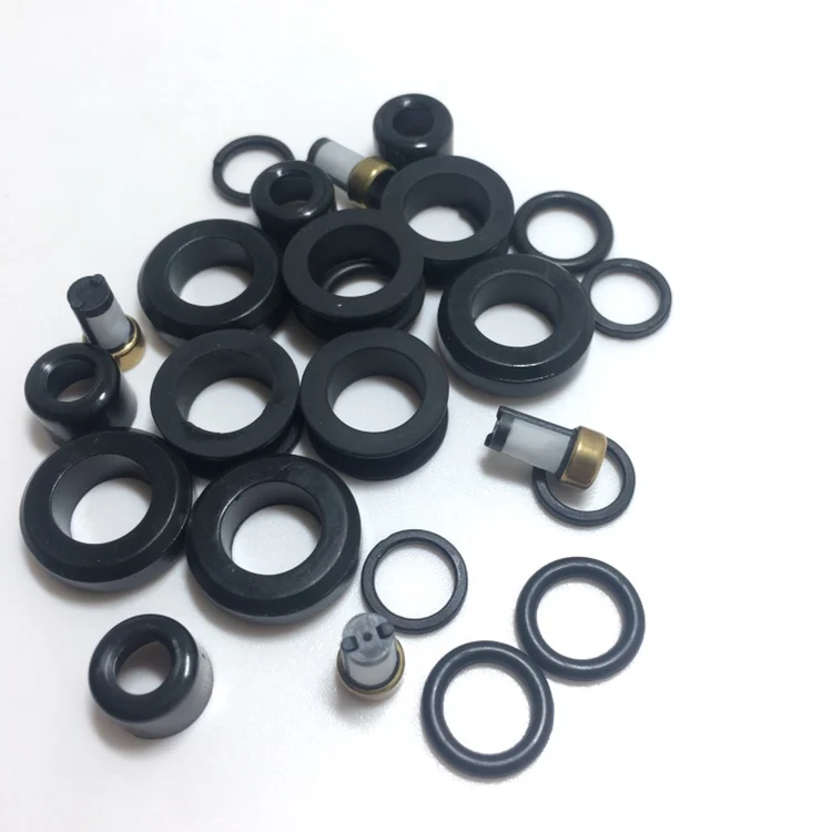 Четыре комплекта ремонтные наборы деталей топливной форсунки микро фильтр кольцо пластиковая ...