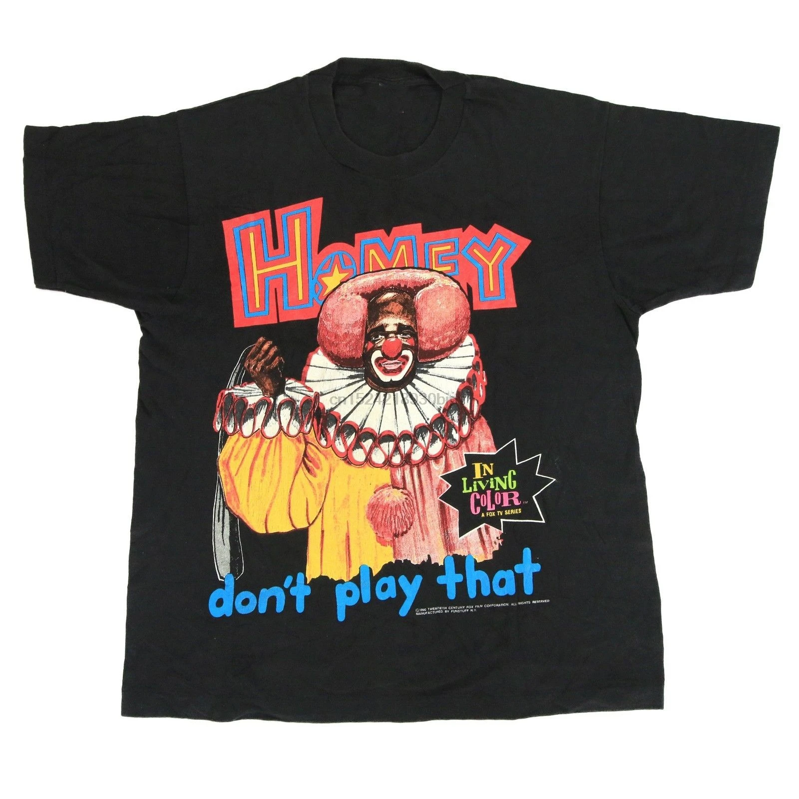 In Living Color 1990 Homie D Clown T Shirt Comedy Rap Damon Wayans-in T ...