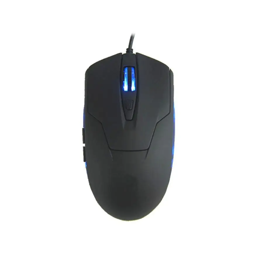 2400DPI LED Optical USB Wired Gaming Mouse with 6 Buttons Wired Silent ...