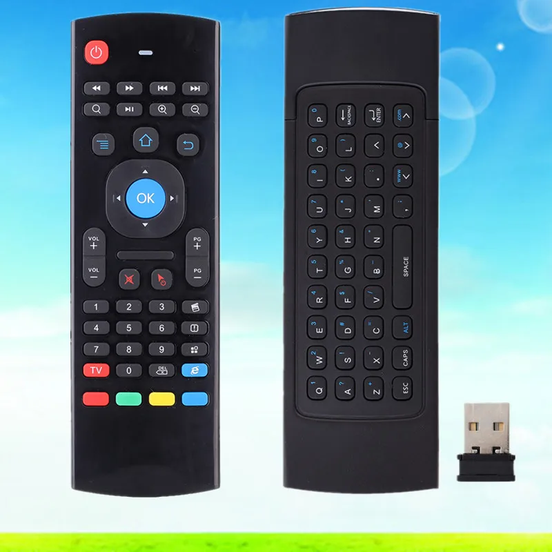 MX3 Air Mouse Wireless Mini Keyboard 2.4Ghz For mini pc HTPC Laptop ...