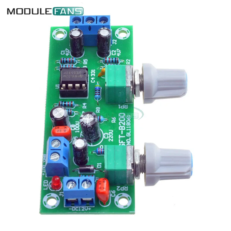 【KAMDSS015】New DC 12V-24V Low-pass Filter NE5532 Subwoofer Process Pre ...
