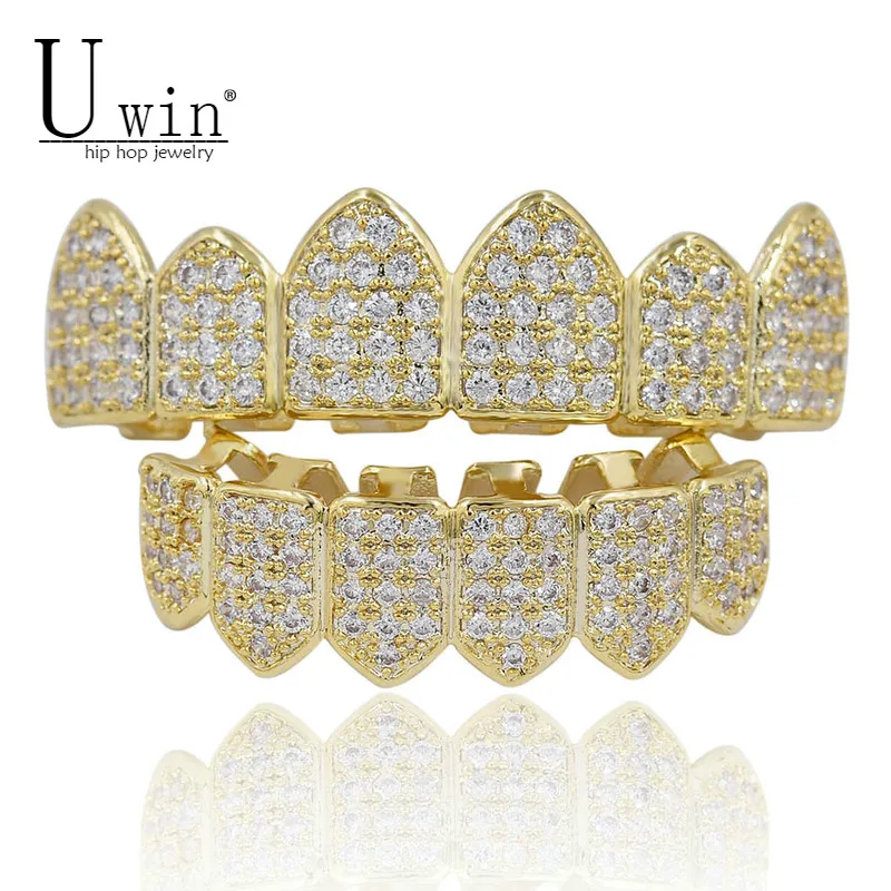 Buy Uwin Shining Hip Hop Grills Iced Out Aaa Zircon