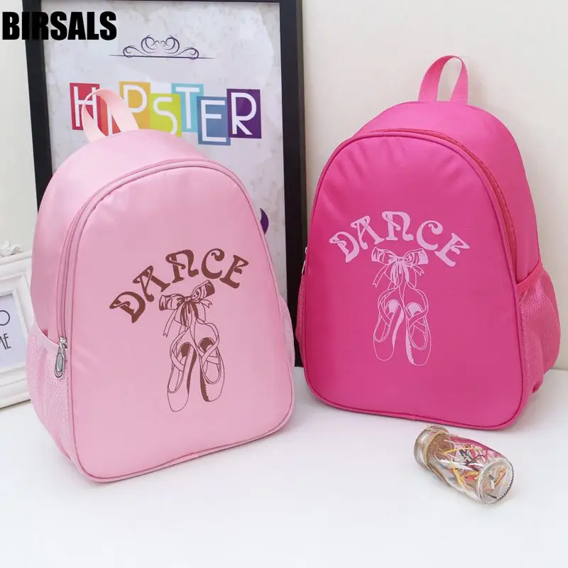 Child Girls Pink ballet bag Backpack Waterproof canvas Ballet Dance ...