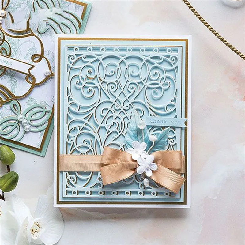 Dies Card Creator Background Metal Cutting Dies Diamond Decor ...