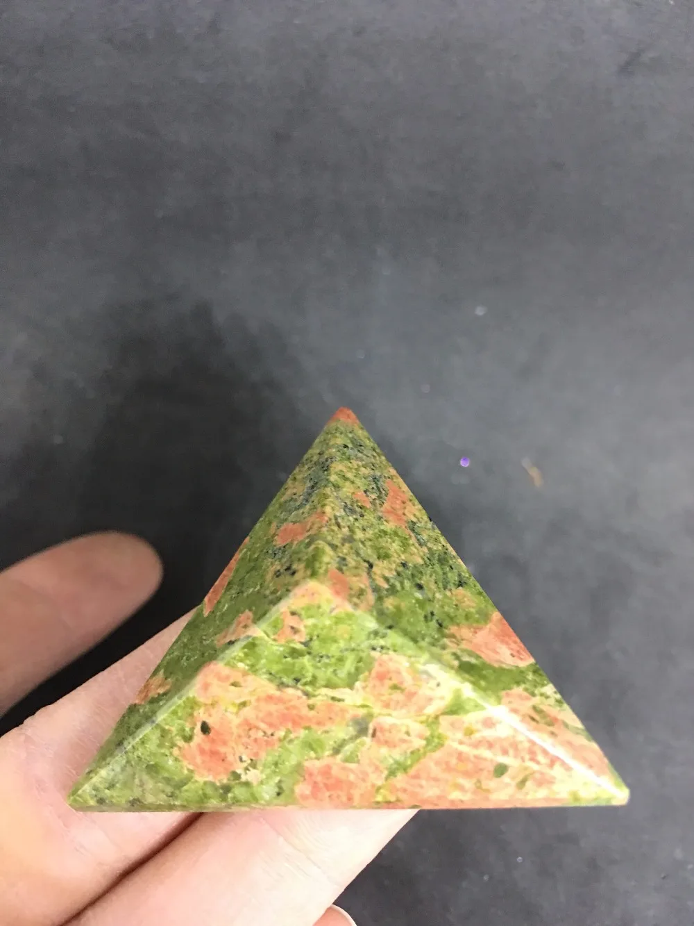 natural beauty of crystal unique shape triangular pyramid.-in Stones ...