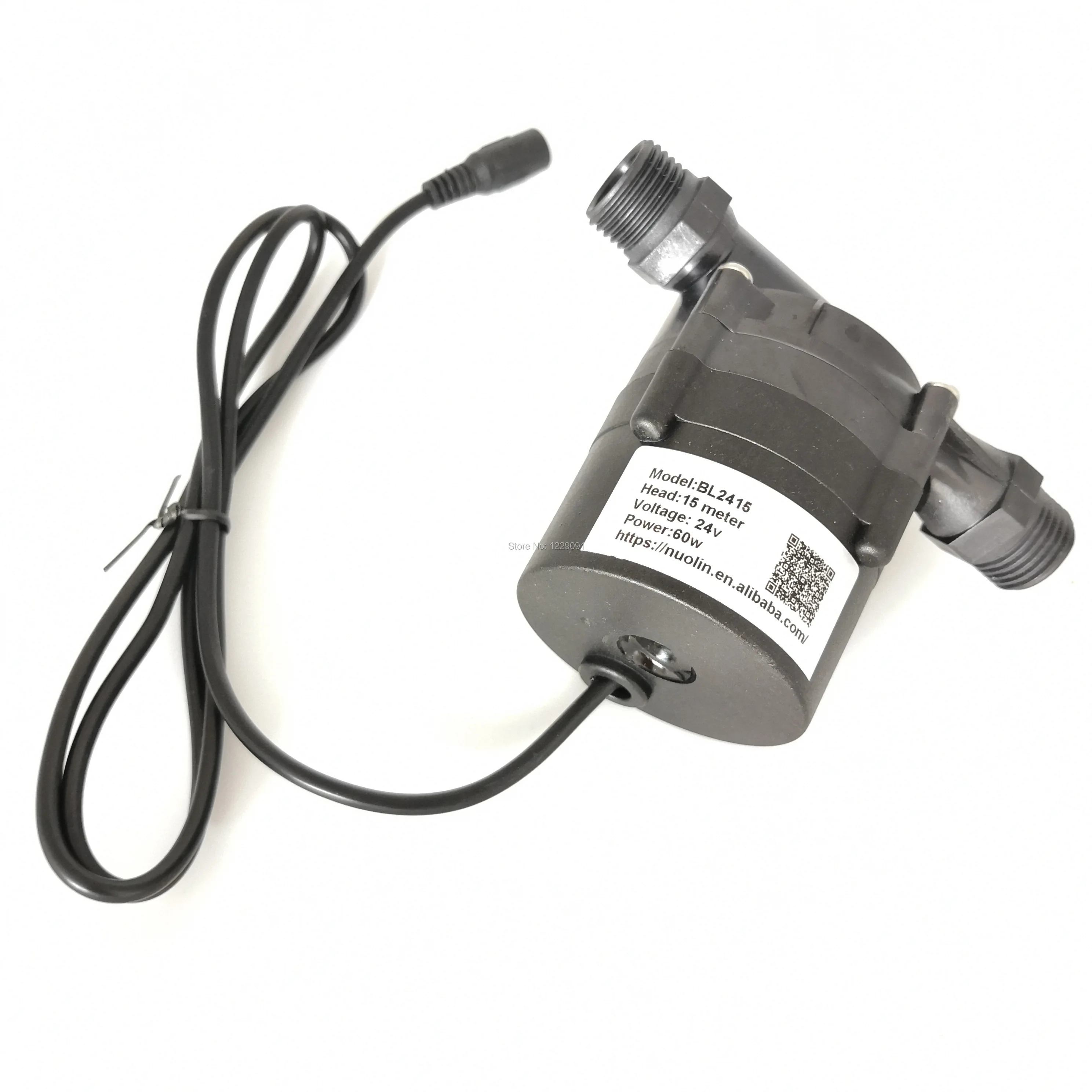 60w Dc 24v 15m Shower Booster Pump Brushless Motor Impeller Pump Solar ...