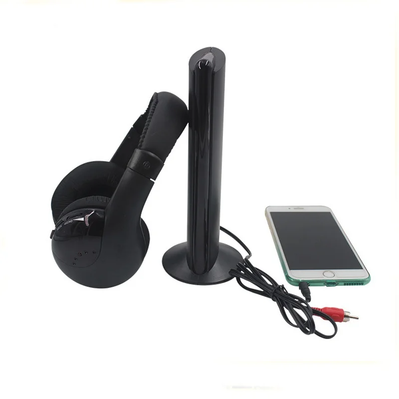 5in1 Wireless Audio chat Headphone HiFi Monitor Headset FM Radio ...