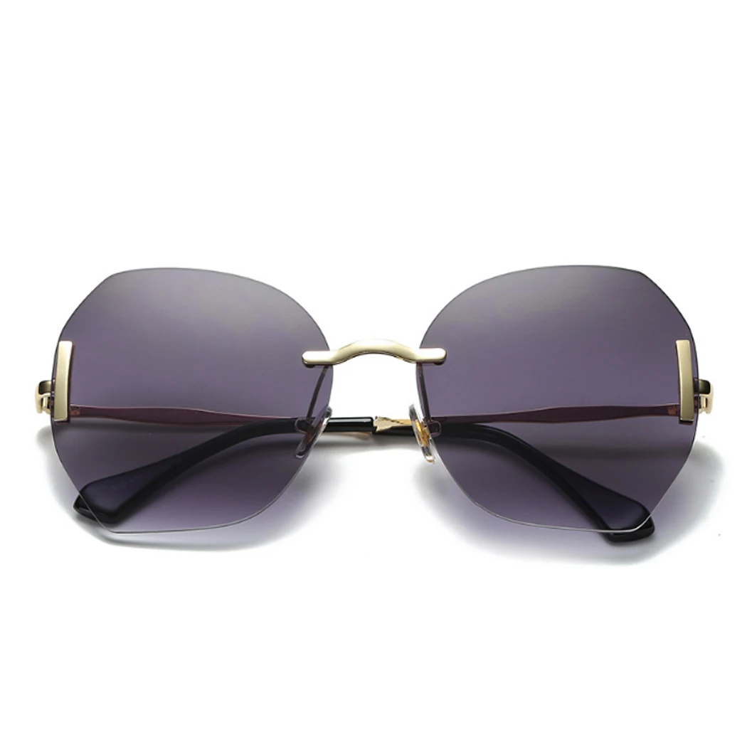 Oversized Hexagon Sunglasses Women Designer Brand Big Lens Eyewear Mens Sun Glasses Female