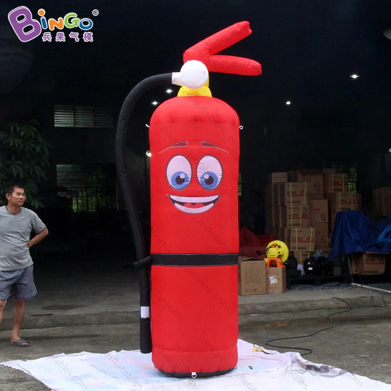 Customized 2.5m high big inflatable fire extinguisher promotional ...