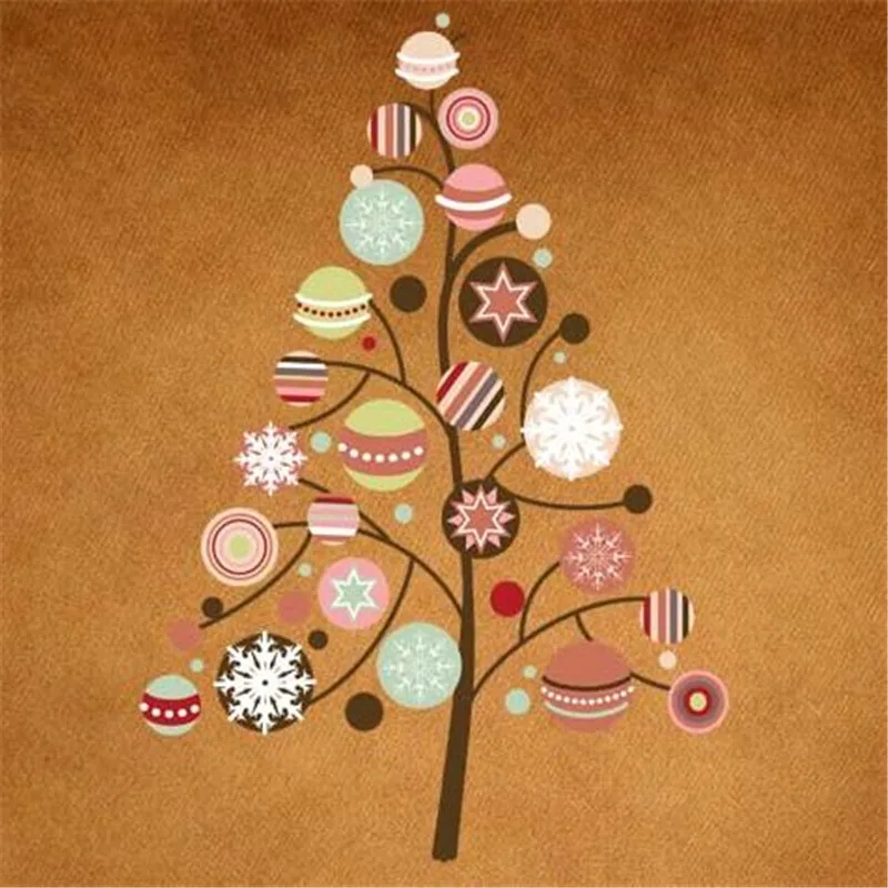 T shirt patch Diy christmas tree 25cm pattern brand logo iron on ...