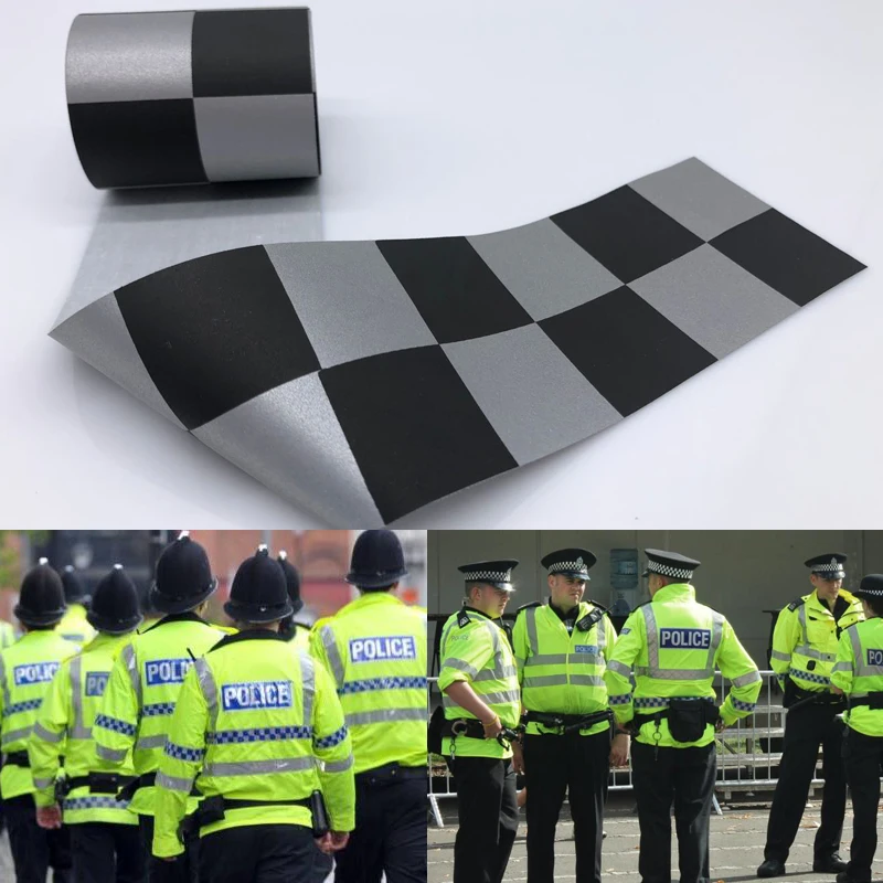 High Visibility Silver Reflective Fabric For Clothing Sew On ...