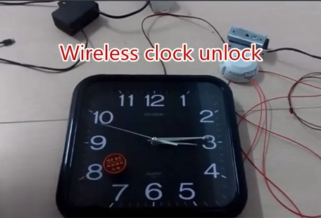 9527 Wireless clock unlock real life escape room escape lock props ...