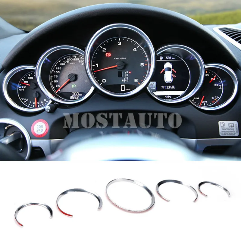 Interior Front Dashboard Edge Trim Cover For Porsche 911 2012-2017 5pcs ...