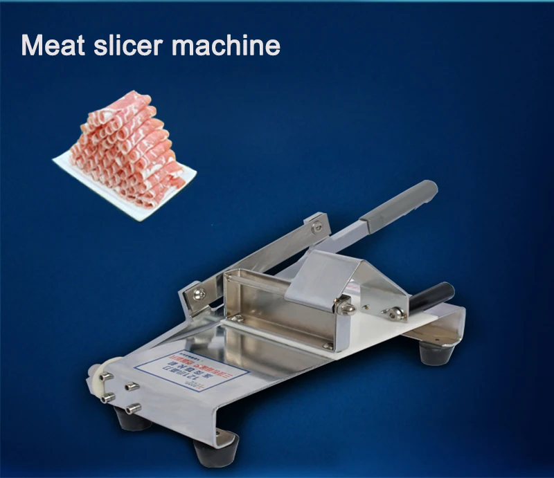 121C Household meat cutting machine manual mutton roll slicing machine ...