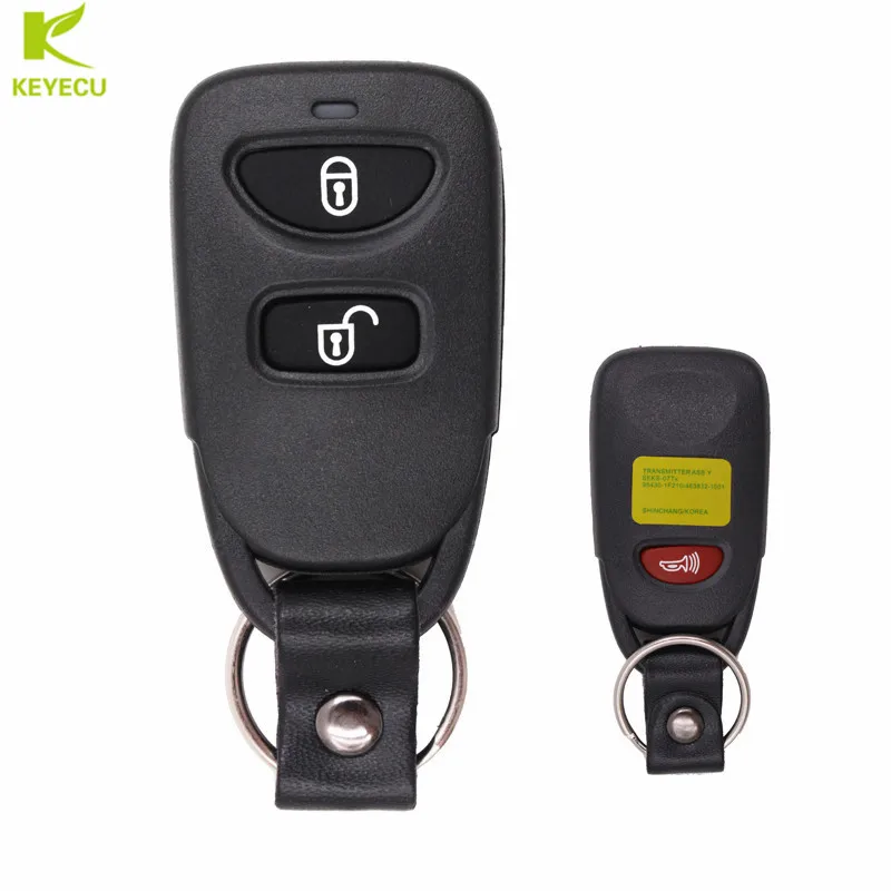 KEYECU Replacement 2 Button+Panic Remote Key Fob 315MHz for Hyundai ...