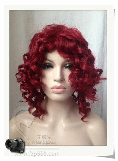 Rihanna Short Red Curly Hairstyles