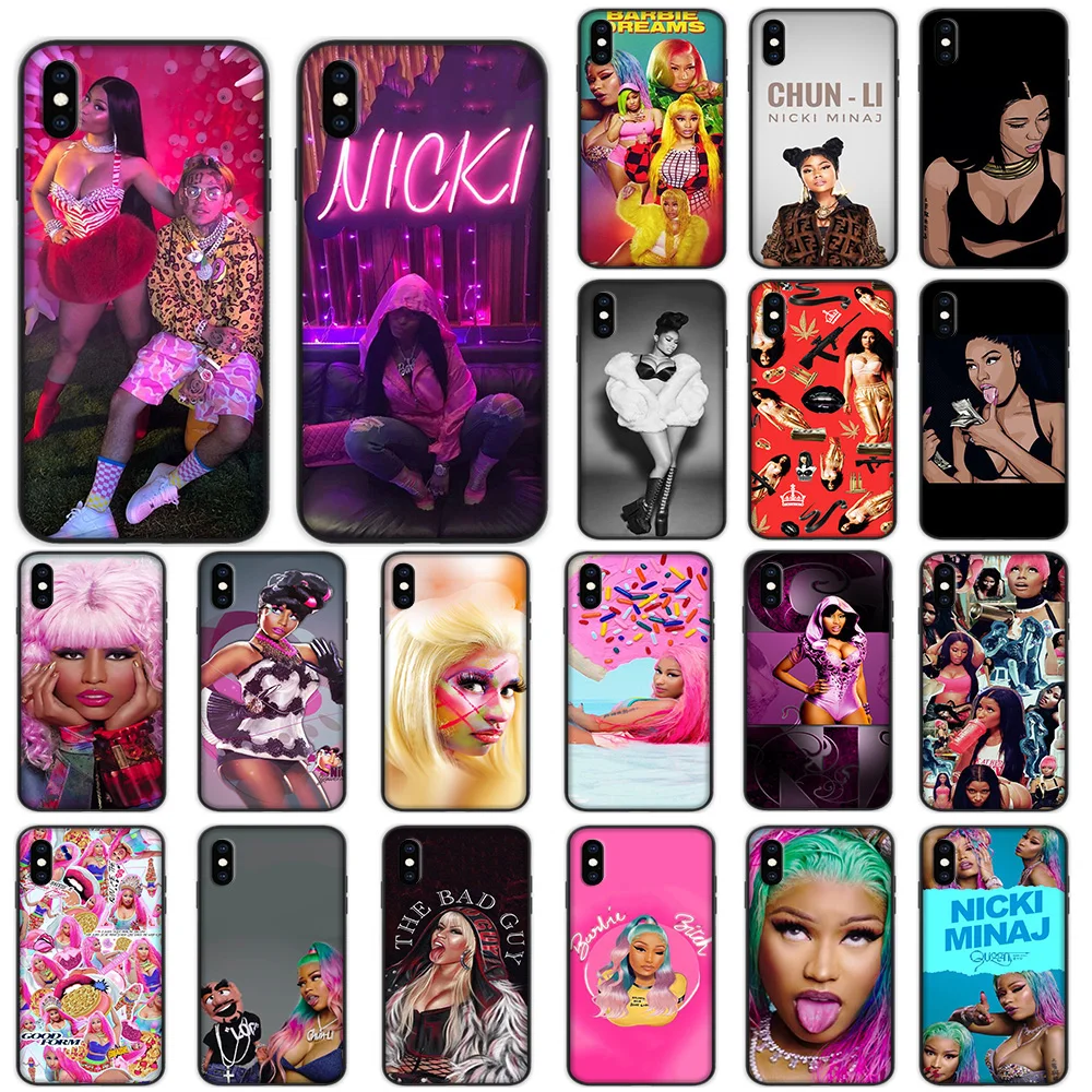 Nicki Minaj Soft Case For Iphone Xs Max Xr X 7 8 6 6s Plus 5 5s Se Cover In Fitted Cases From
