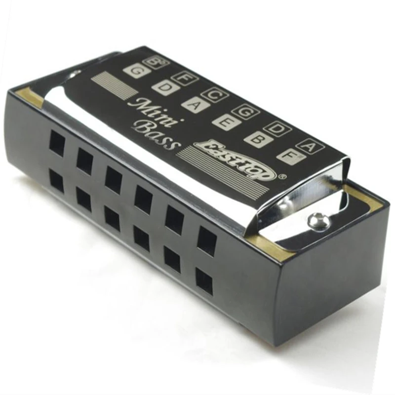 Marque-Easttop-MN10-Mini-Harmonica-Basse-Argent-Armonica-Professionnel ...