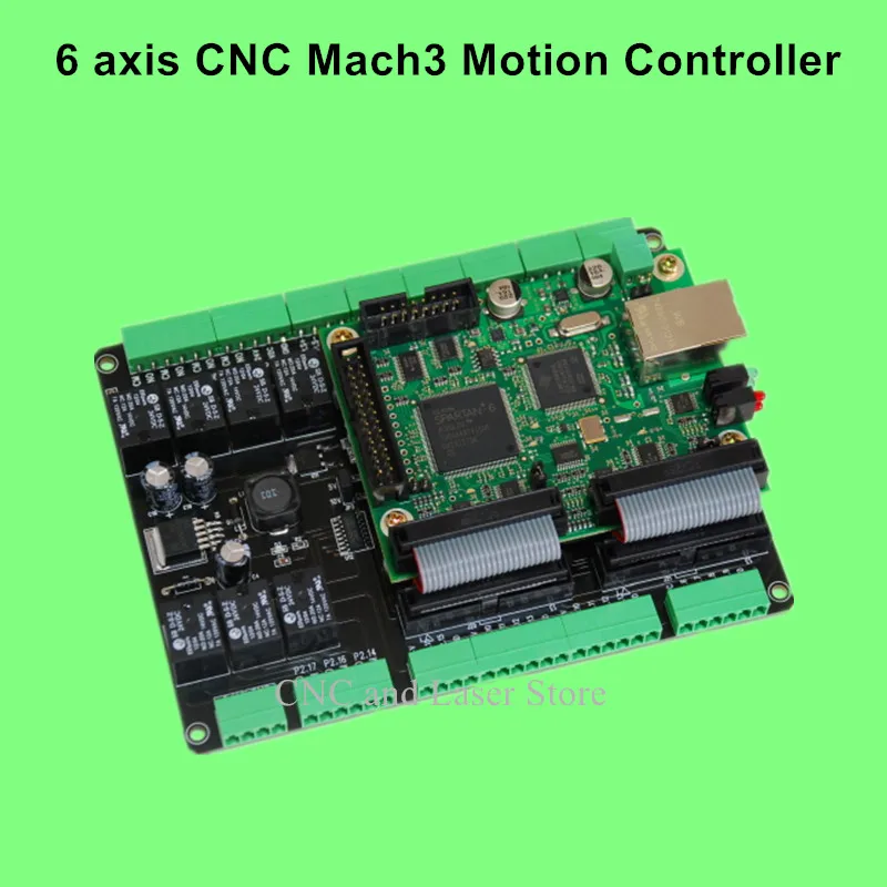 6-axis-CNC-Mach3-Breakout-Board-Ethernet-Smooth-Stepper-Mach3-Motion ...