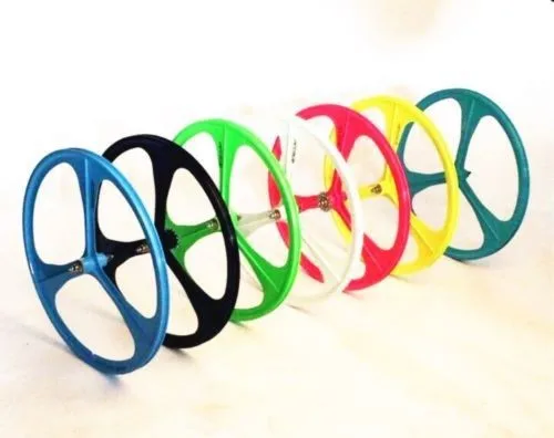 Fixie bike new tri spoke/mag alloy 700c jantes fixie/rodas de ...