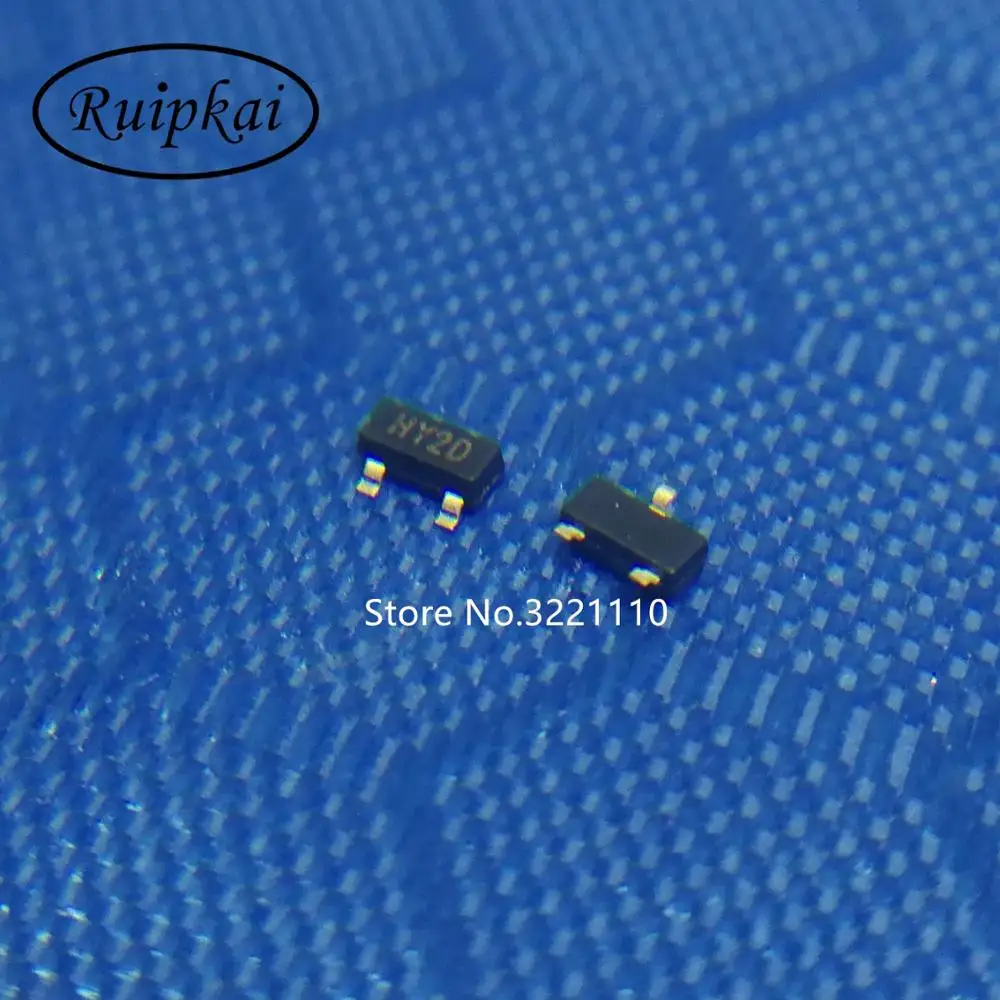 100ชิ้นSS8550 SOT 23การทำเครื่องหมาย: Y2/HY2D PNP 1.5A 20โวลต์ซิลิคอน ...