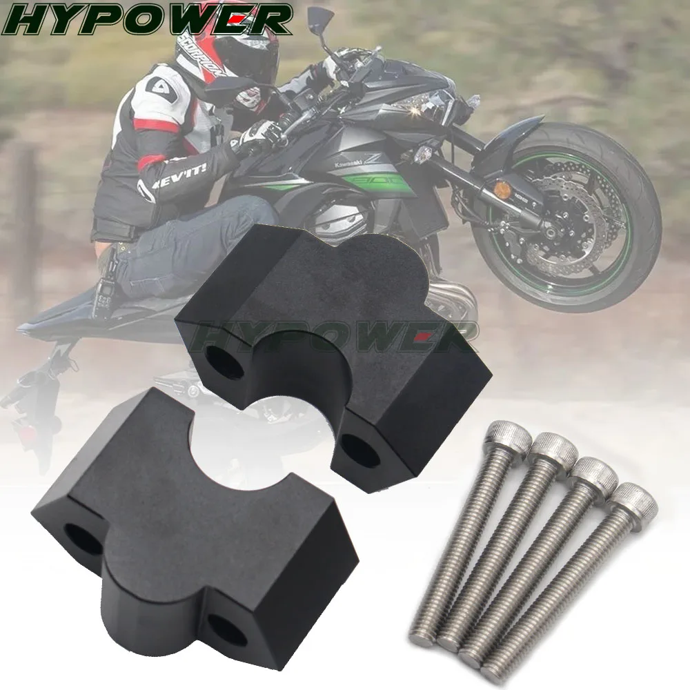 Handlebar Bar Riser Adapter For KAWASAKI Z250 Z300 Z 800 Motorcycle ...