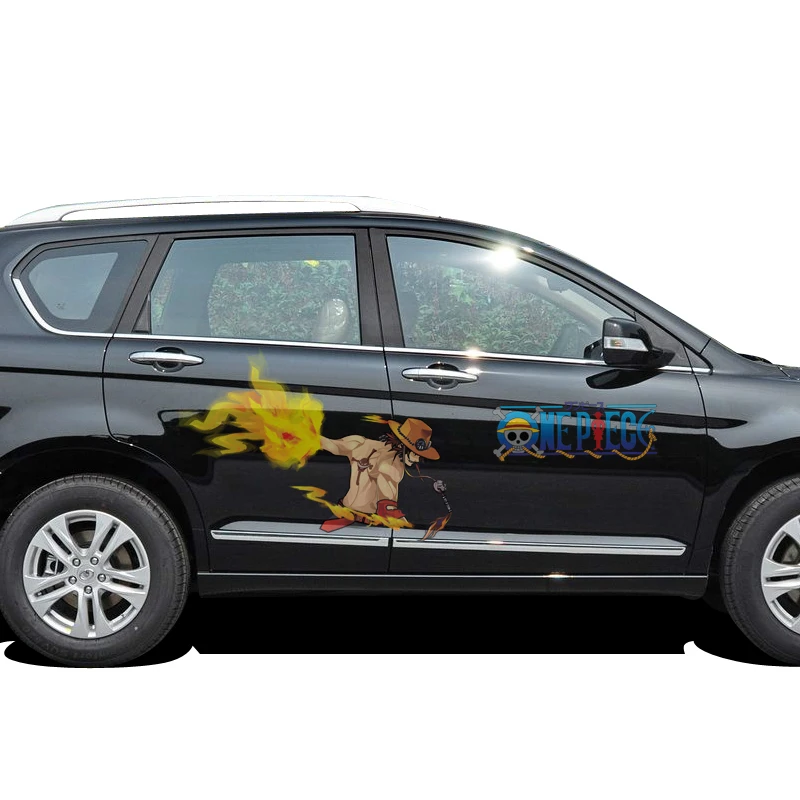 Cool-ONE-PIECE-decoration-sticker-on-car-universal-big-size-painting ...