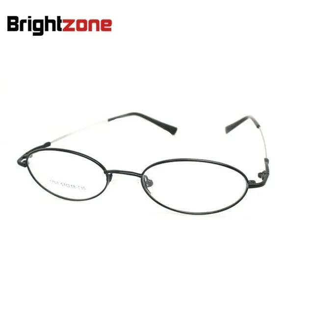 Free Shipping Oval Shape Metal Full Small Face Prescription Optical ...