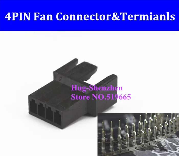 Factory-Price-4pin-4-Pin-PWM-Fan-Female-connector-with-terminal-crimp ...