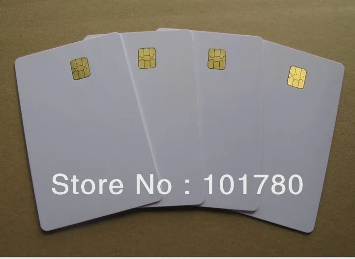 500pc blank SLE5542 Contact IC card,Chip Card,Contact Smart Card|card ...