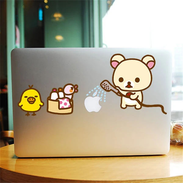 Laptop Covered In Stickers