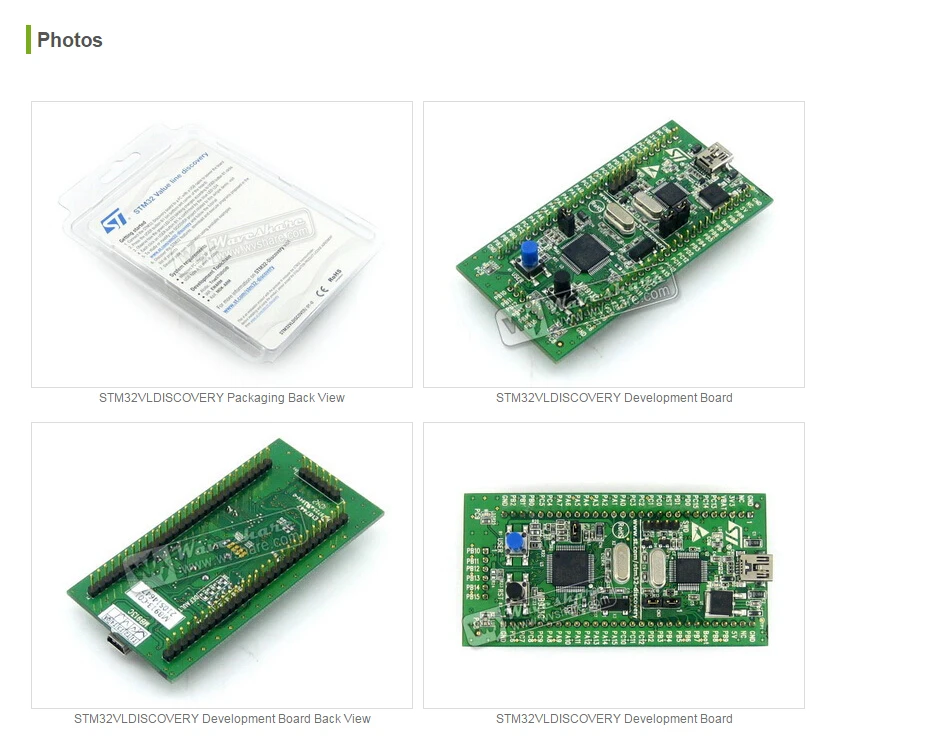 STM32VLDISCOVERY STM32F100RB STM32F100 STM32 Evaluation Development Board Discovery Kit Embedded ...