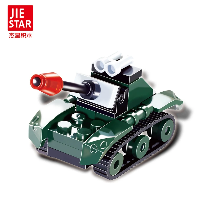 Mini Battle Tank Model Building Kits Blocks Bricks Technic Diy Juguetes ...