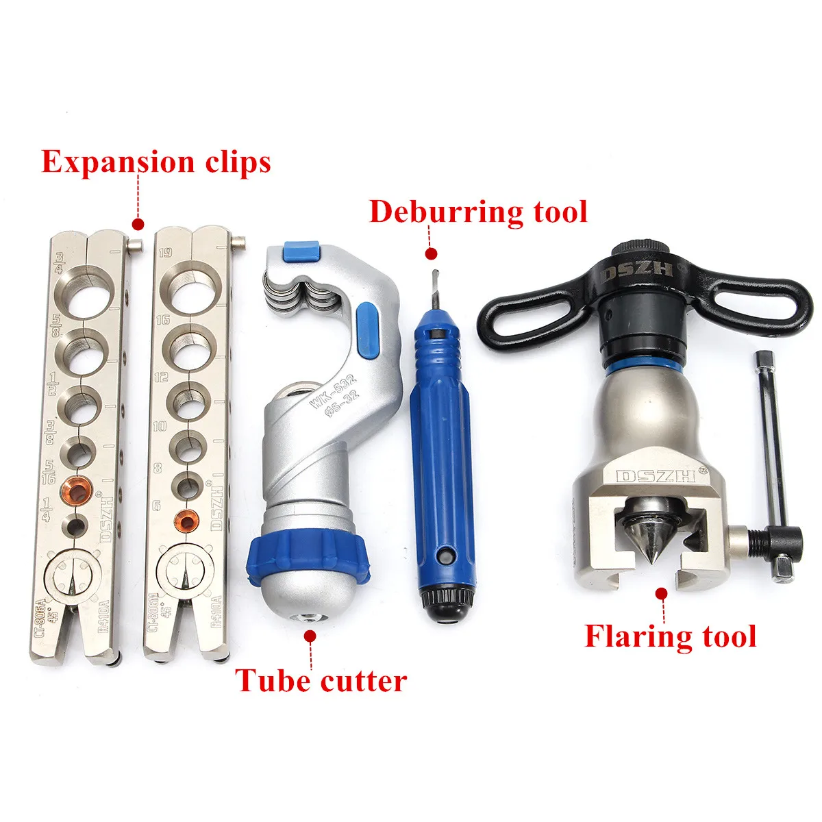 6-19mm Ratchet Flaring Flare Tool Kit Copper Aluminum+Metal ...