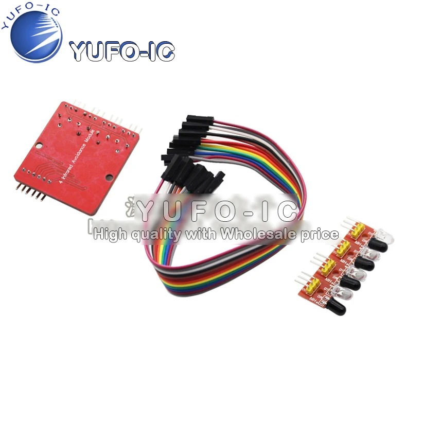 4 road infrared tracing/tracking/obstacle avoidance module/patrol ...