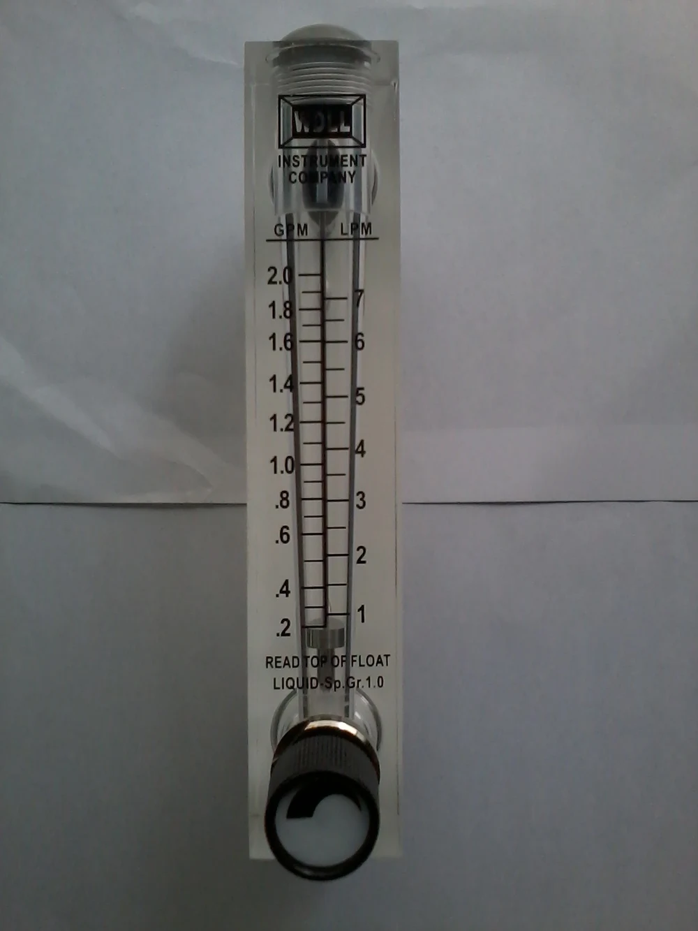 Panel flow meter 0.2 2GPM/1 7LPM LZM 1002M V water / liquid flow meter ...