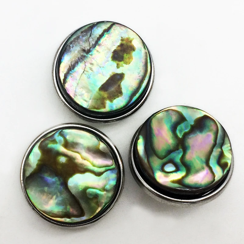 The sea of shellfish beautiful snap button good quality (fit 18mm 20mm ...