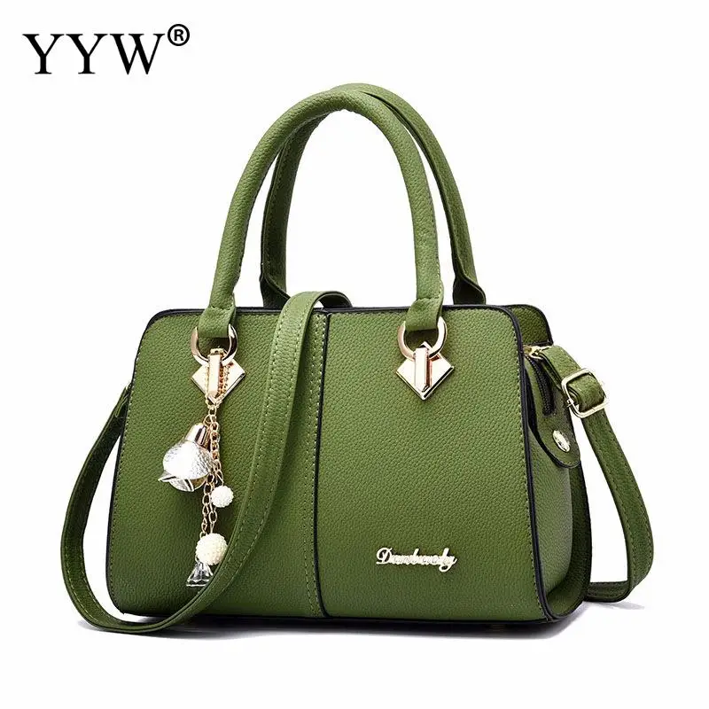 New Large Green Handbag Women Casual Tote Bag Female Large Shoulder ...