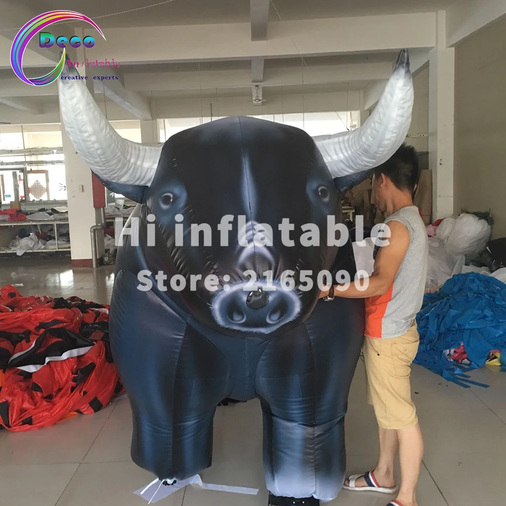 3m Long Factory Price Inflatable Bull Costume,bullfighting Inflatable ...