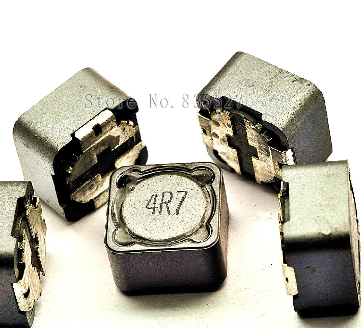 50PCS/LOT Shielded inductor 12 * 12 * 7 mm 4.7UH printing 4R7 SMD Power ...