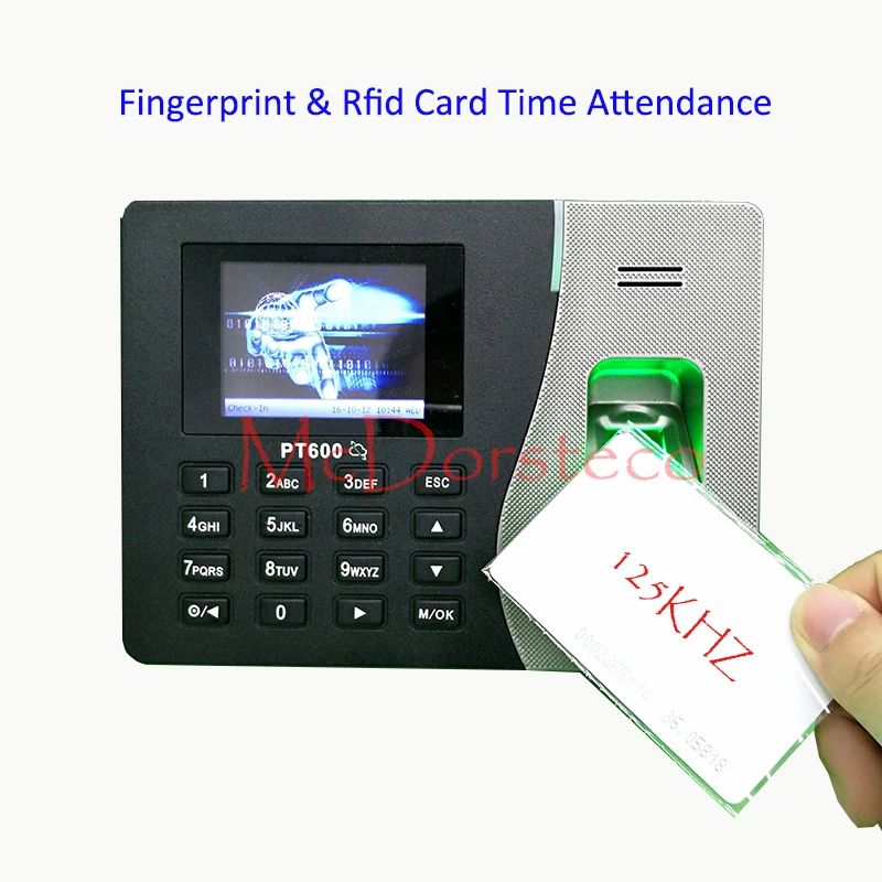 Employee Time Tracking With Rfid Chip Time Clock