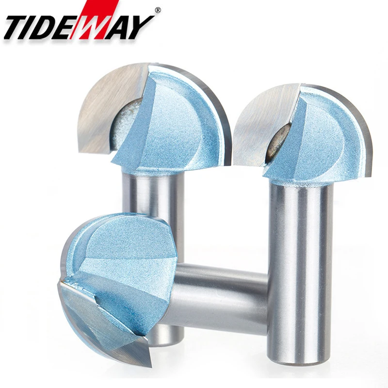 Tideway Industrial Cove Box Bit Milling Cutter 1/2 1/4 Shank Round Nose ...