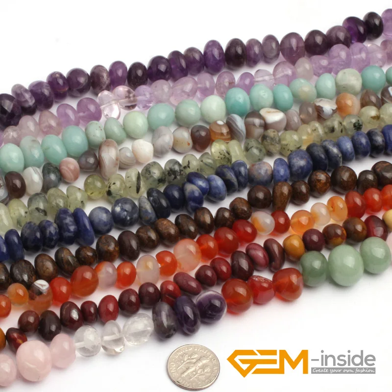 8x12mm-Freeform-Potato-Shape-Mixed-Natural-Stone-Beads-Assortmen ...