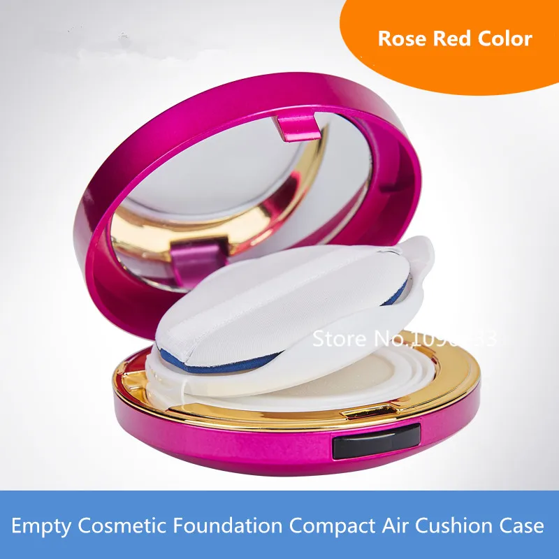 Empty Cosmetic Foundation Compact Air Cushion Case Purple Color ...