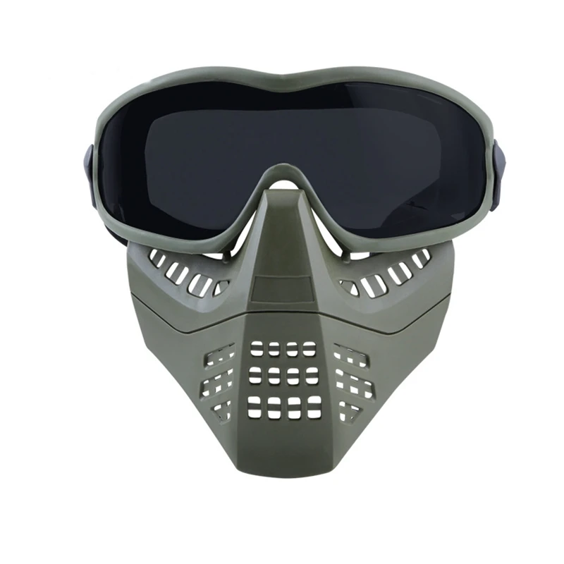 Military Tactical Mask Airsoft Paintball Combat Masks Full Face ...