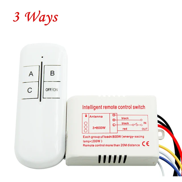 AC 220V Digital Wireless Intelligent Remote Control Switch Smart Manual ...