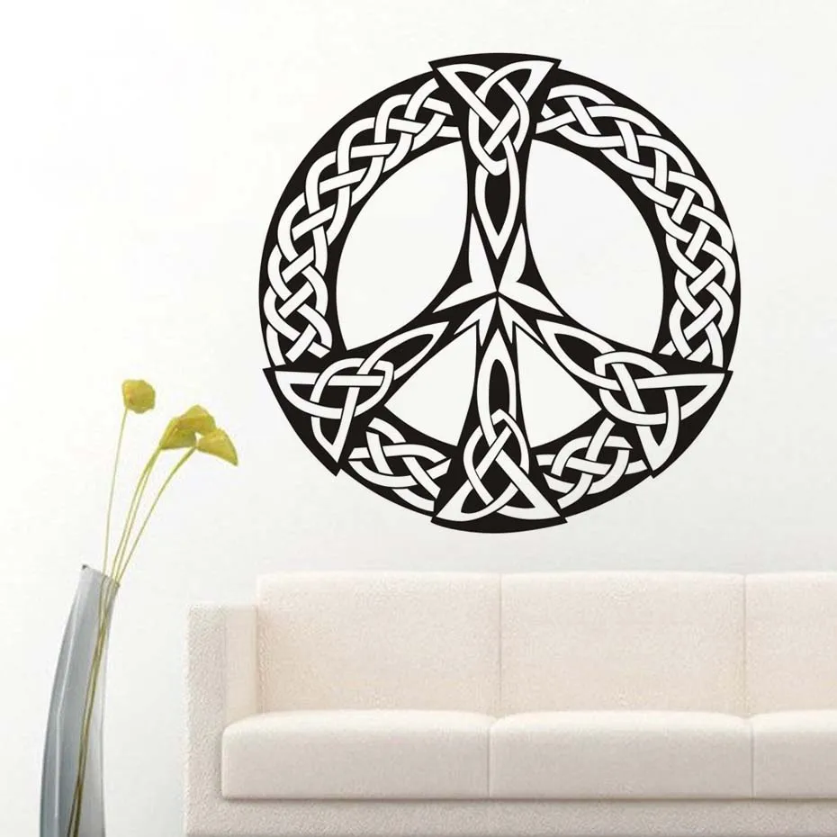 Peace Sign Vinyl Wall Stickers Art Murals Housewares Interior Living ...