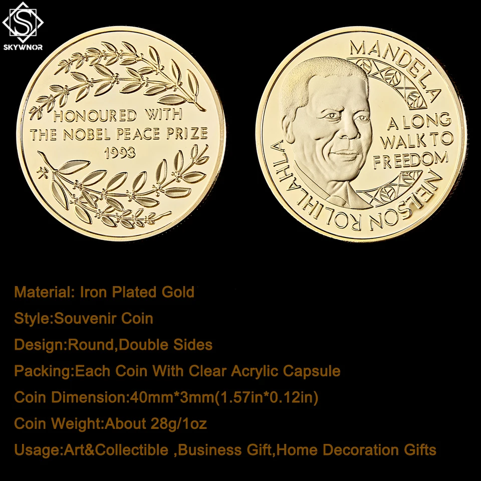 Nelson Mandela Nobel Peace Prize Medal