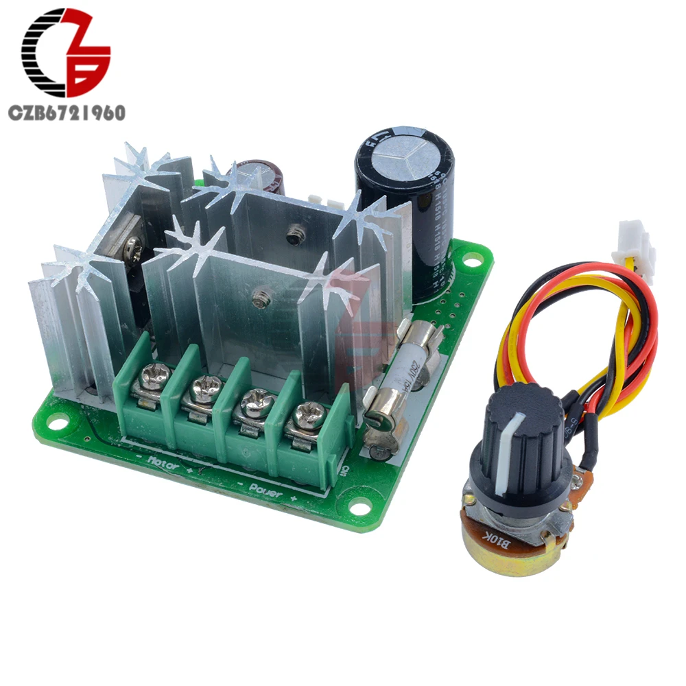 6 90V Voltage Regulator 15A DC Motor Speed Controller Pulse Width PWM ...