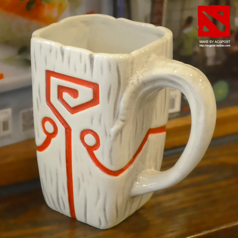 100% Official Dota 2 Ti4 Accessory Juggernaut Jugg Mask Pendant Ceramic ...